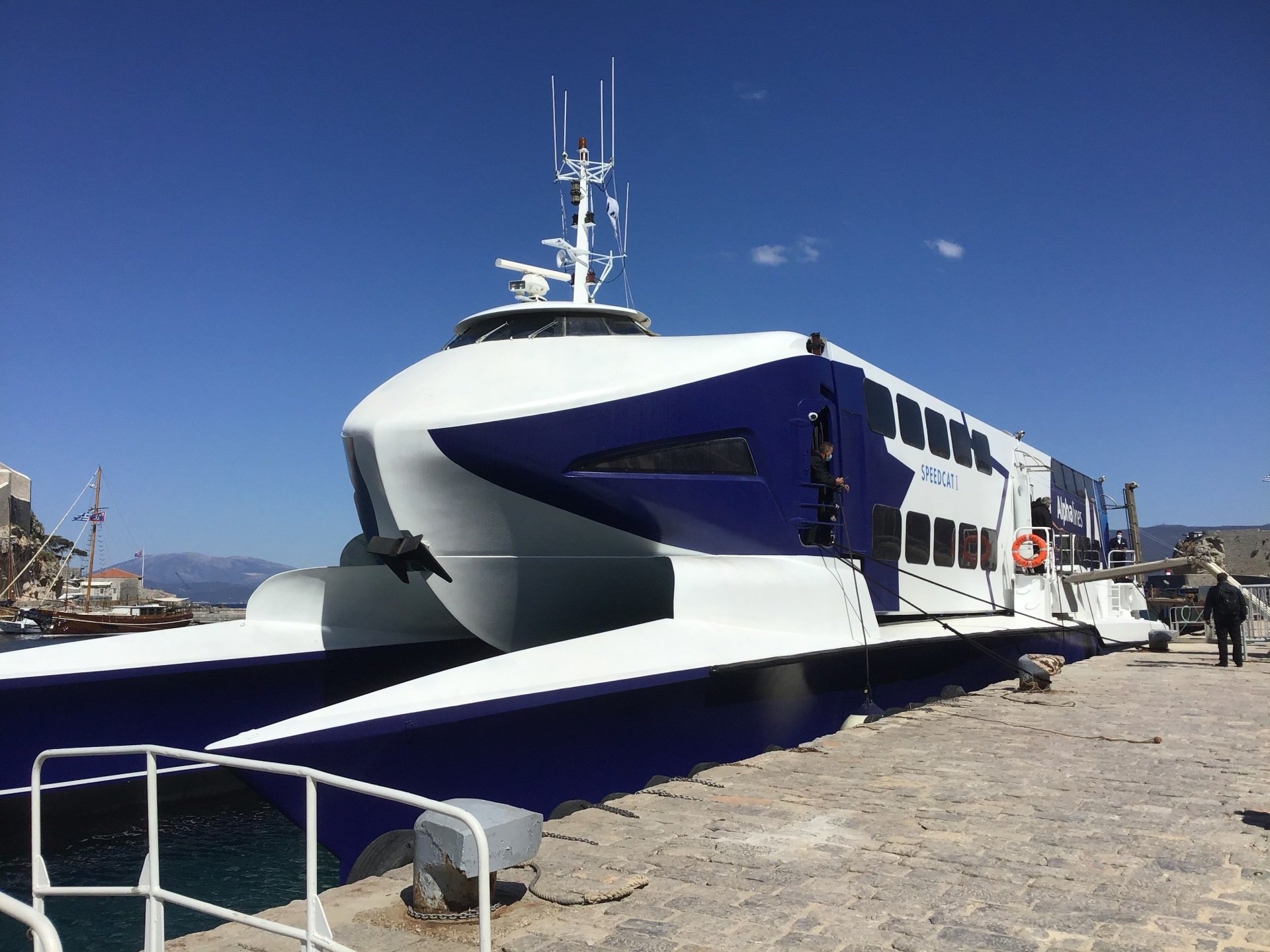 Alpha Lines Speed Cat travel to Hydra Island Greece