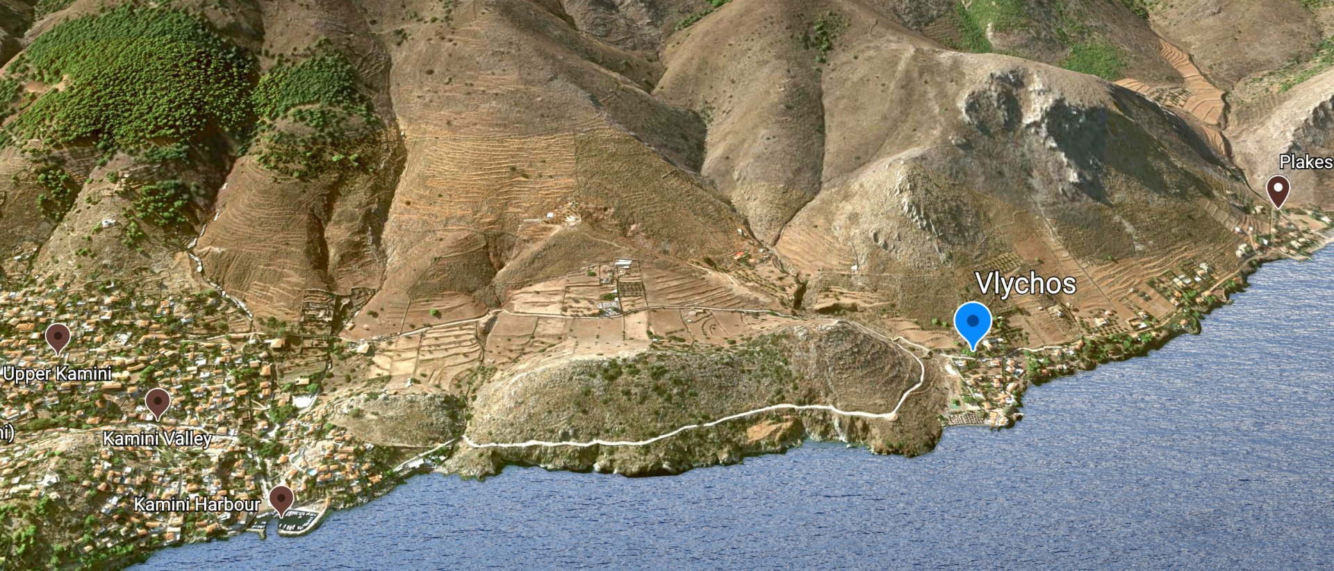 Vlychos on Hydra Island Greece