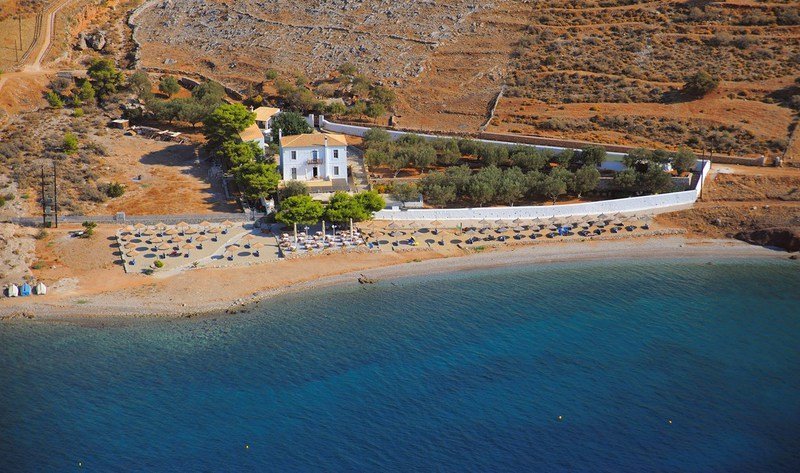 Plakes Beach, beaches on Hydra Island Greece