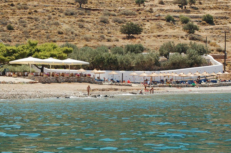 Plakes Beach, beaches on Hydra Island Greece