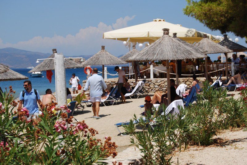Plakes Beach, beaches on Hydra Island Greece