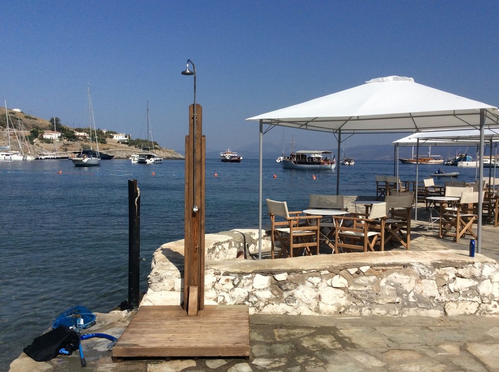 Mandraki Beach Resort, beaches on Hydra Island Greece