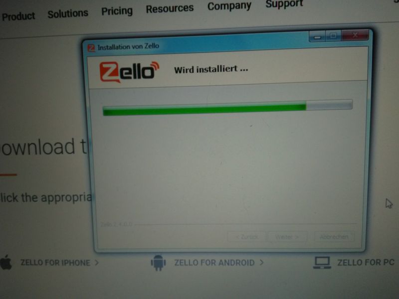 APP auf PC einrichten