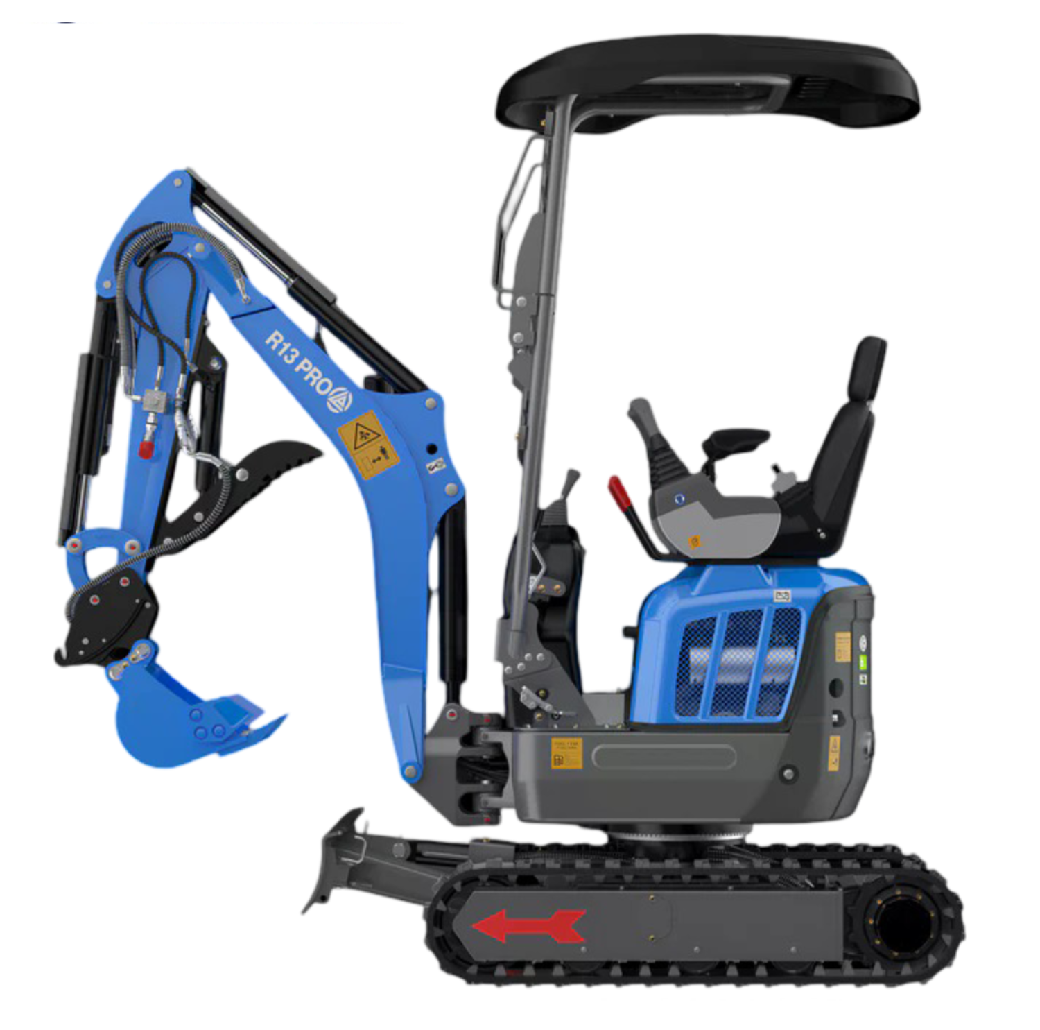 RIPPA- Saarland Minibagger RIPPA R13 PRO- Schutzdach
