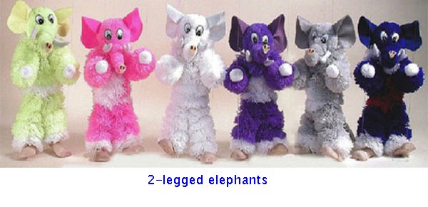 2-legged yarn puppets