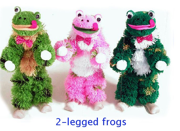 2-legged yarn puppets