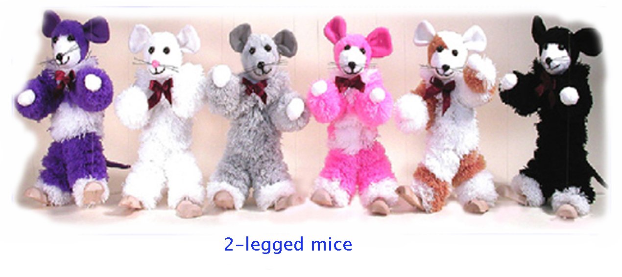 2-legged yarn puppets