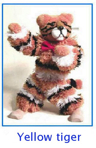 2-legged yarn puppets