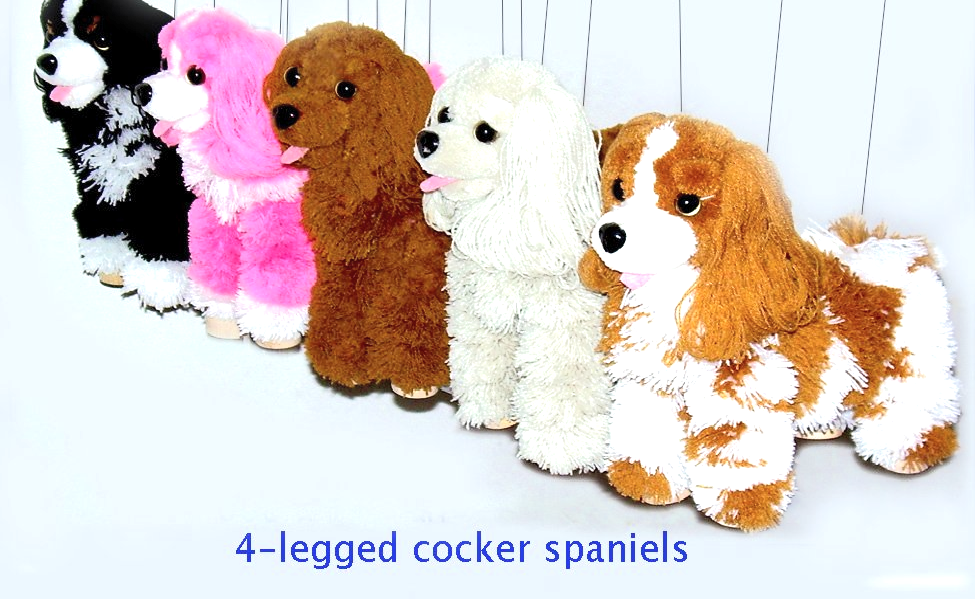 4-legged yarn puppets