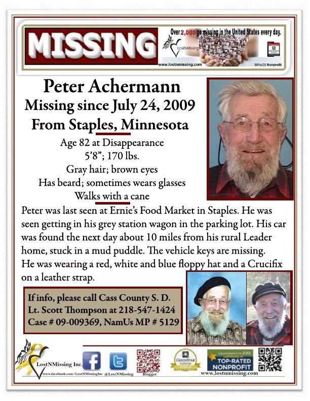 Missing: Peter Achermann and Hang Lee