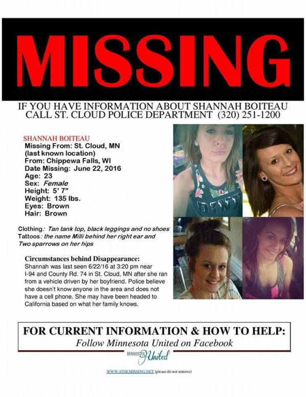 Missing: Tabitha Tuders and Shannah Boiteau