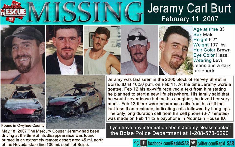 Missing: Jeramy Burt and Patricia Kopta