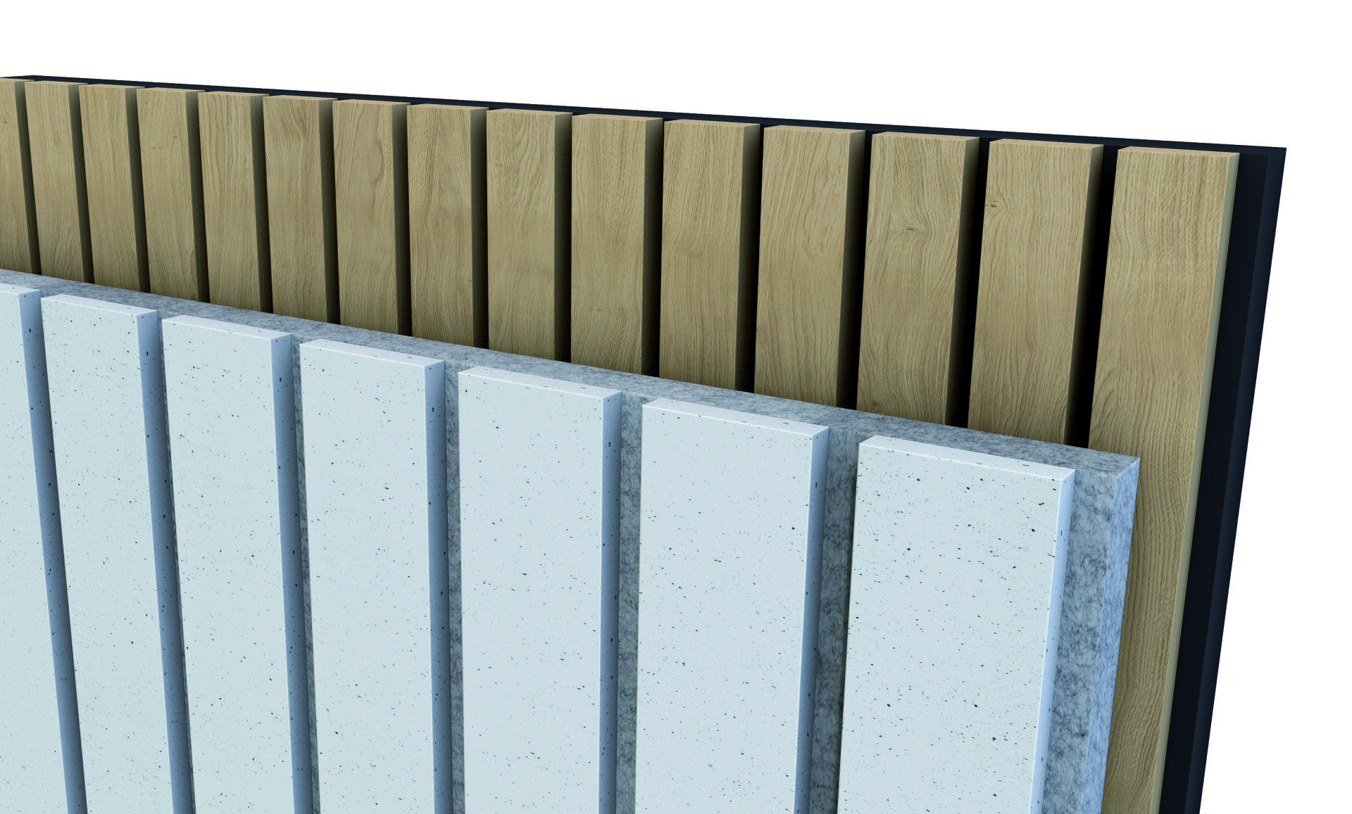 Acoustic RibPanels for modern ceiling architecture