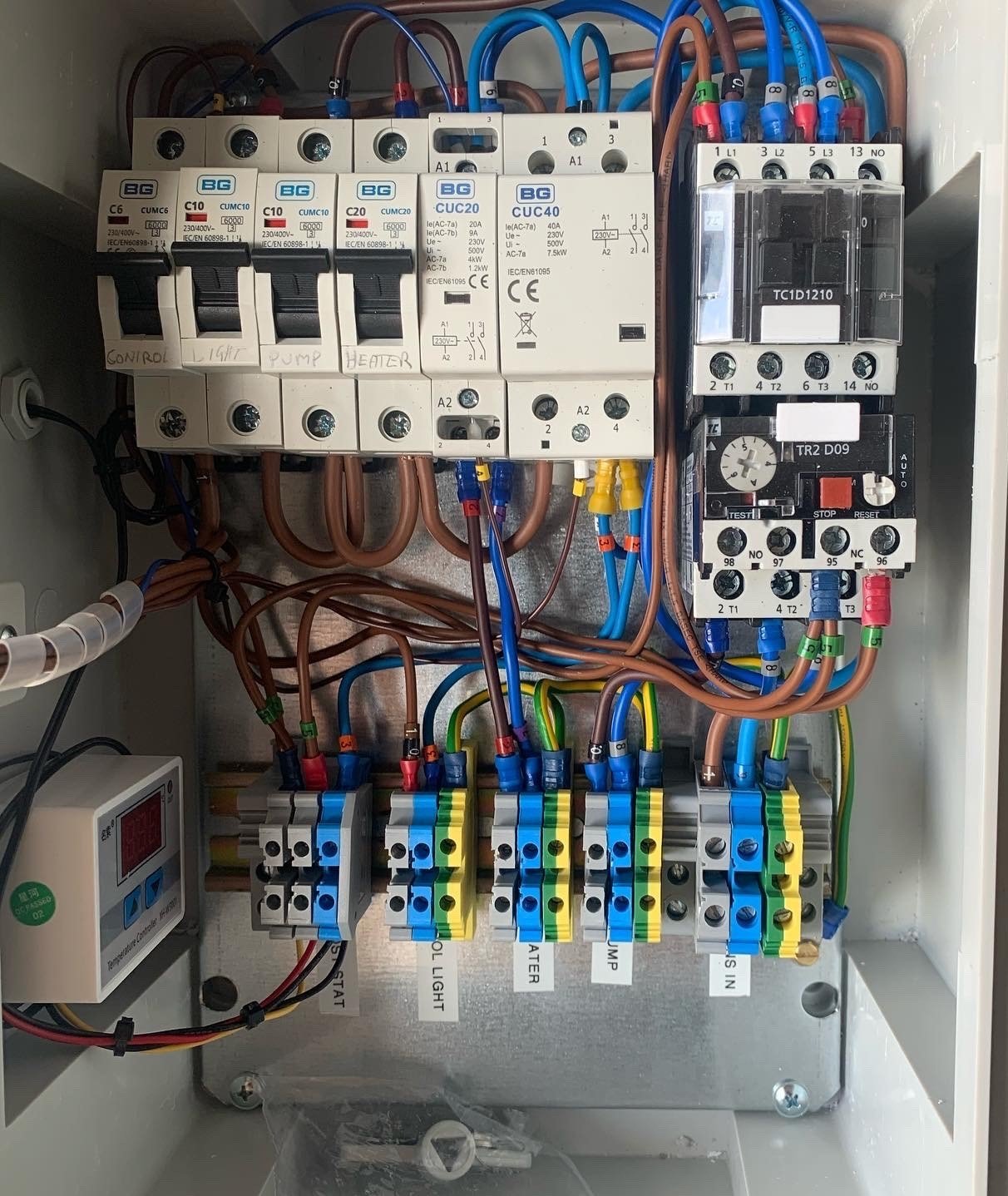 Swimming pool control panel uk