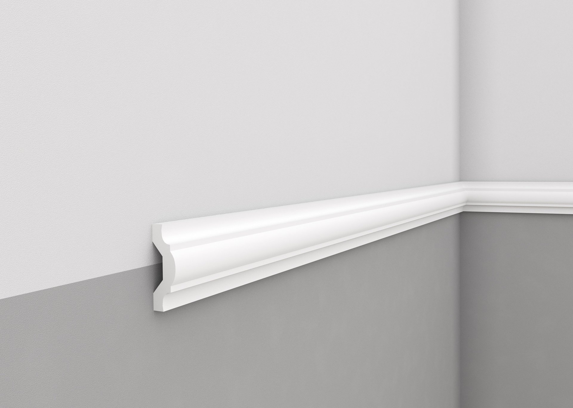 Moderne Wandleisten und Friesleisten für Wandkassetten