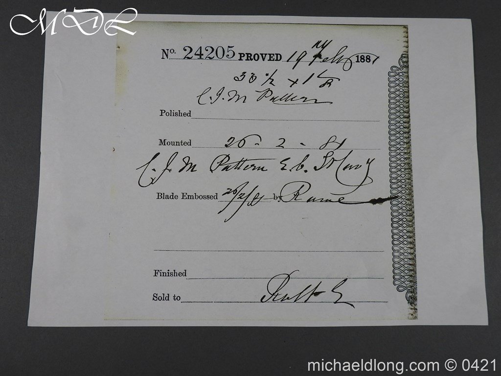 CJM Pattern Wilkinson Swords