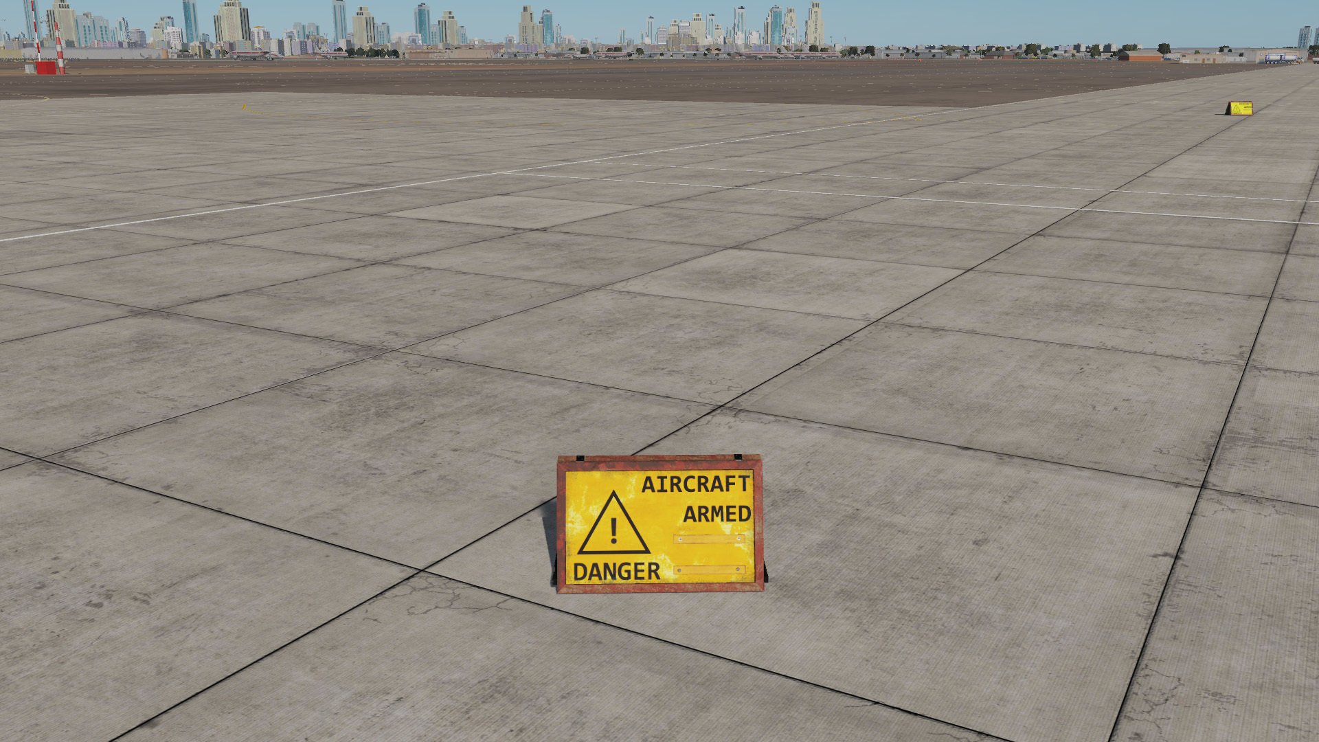 Aircraft Armed Sign