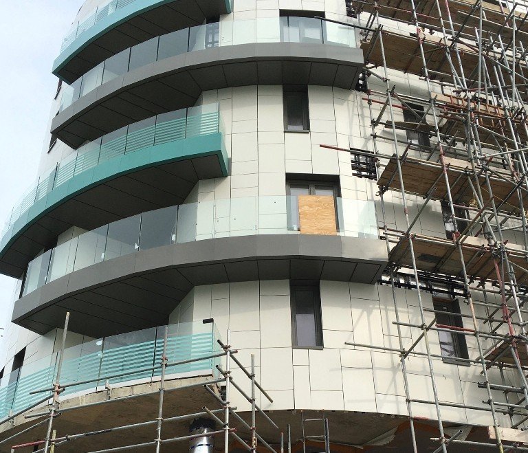 Rainscreen cladding, Curtain wall, SFS - Labour and material supply