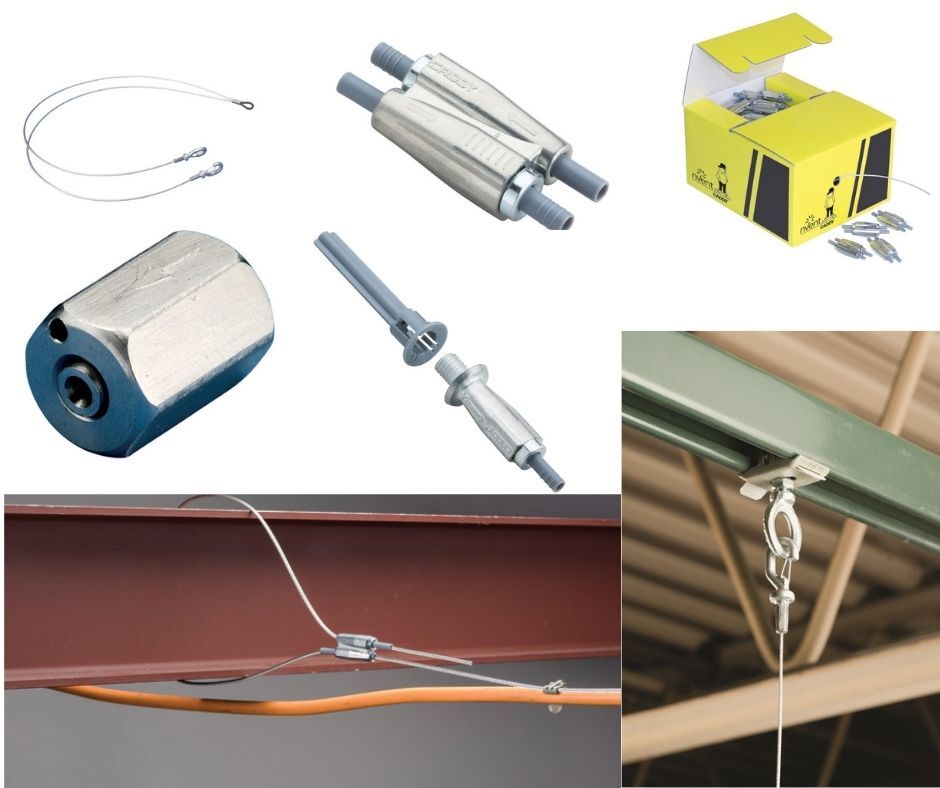 NVENT CADDY SPEED LINK SISTEMA DE SOPORTE UNIVERSAL CON CABLE DE ACERO