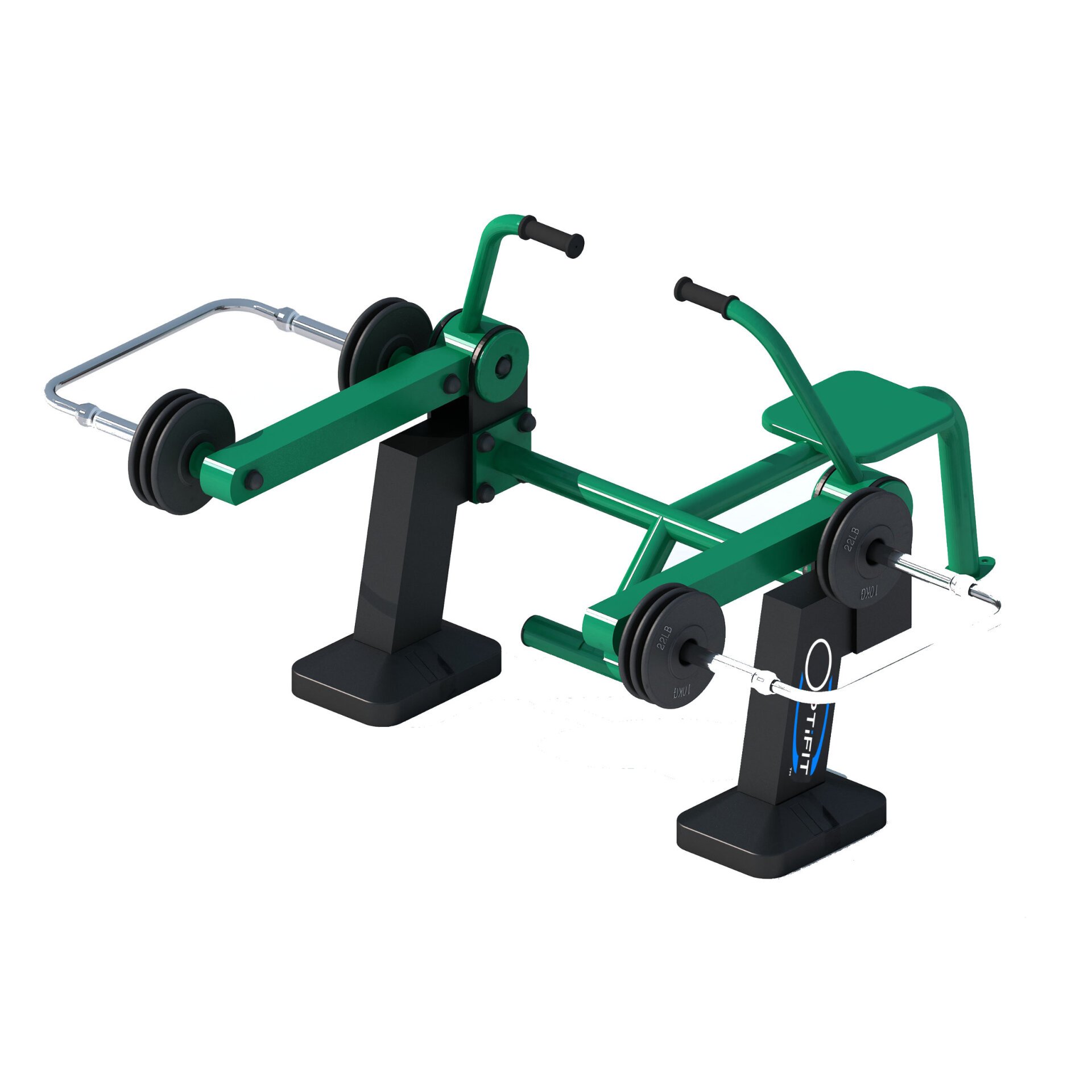 OptiFit Outdoor Plate Loaded Strength Equipment
