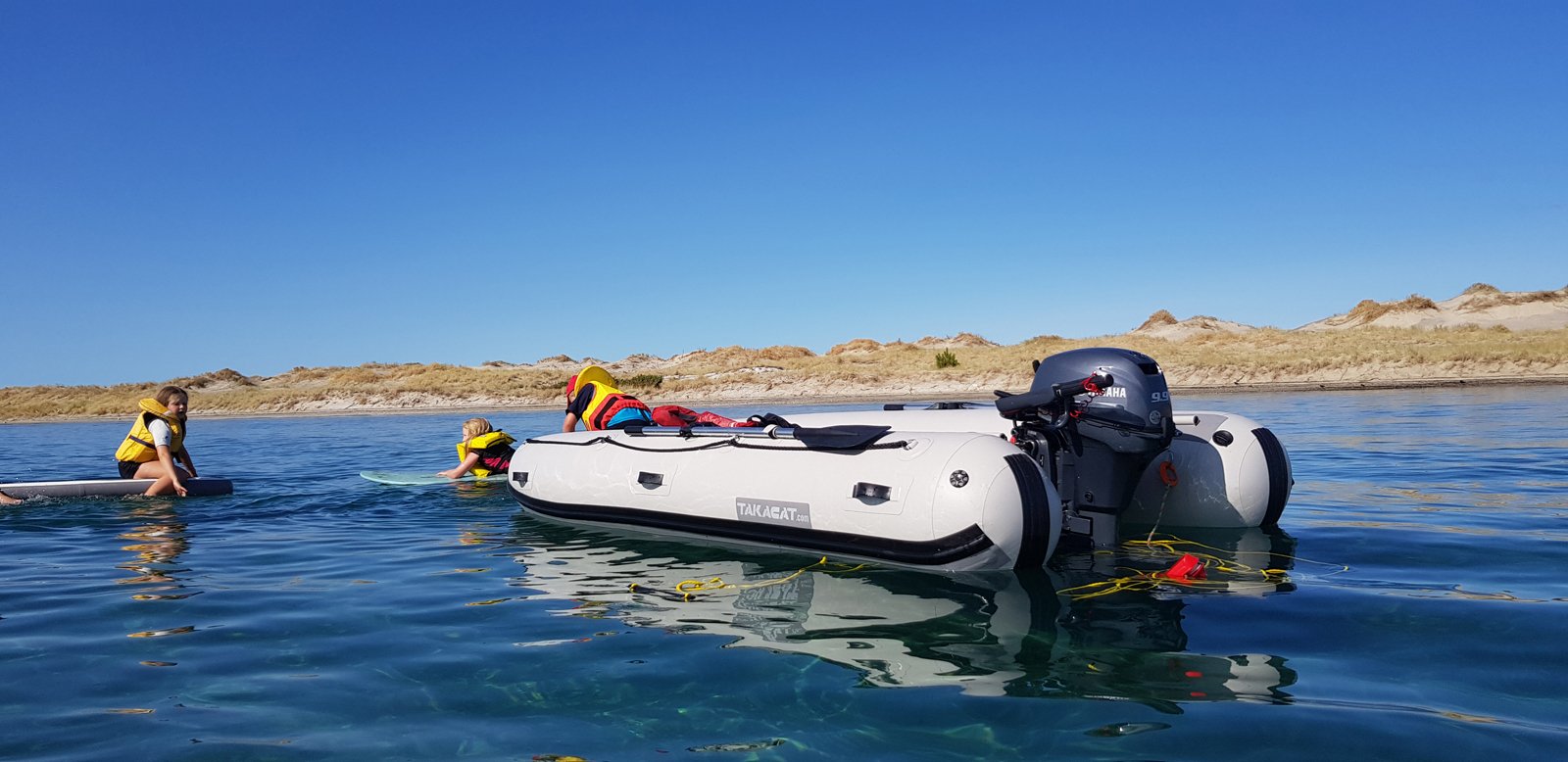 Takacat inflatable catamaran boats - Photos