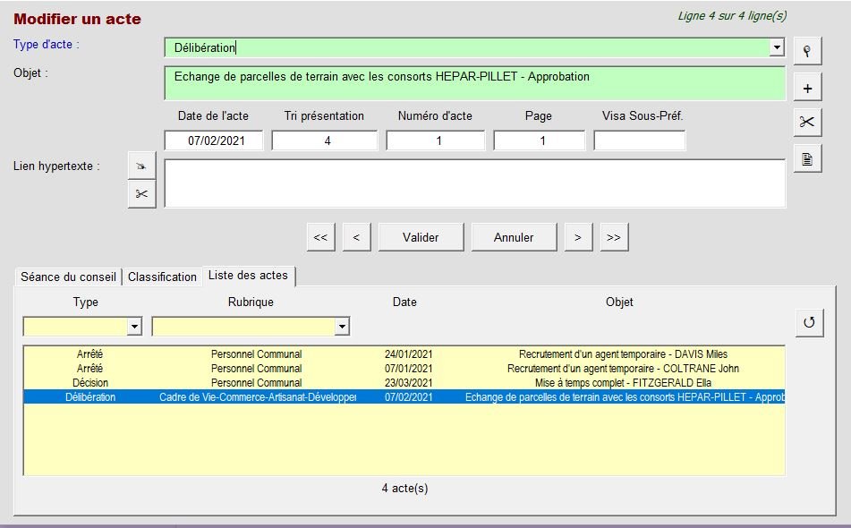 ApplisPourPC - Actes Administratifs : gestion des délibérations ...