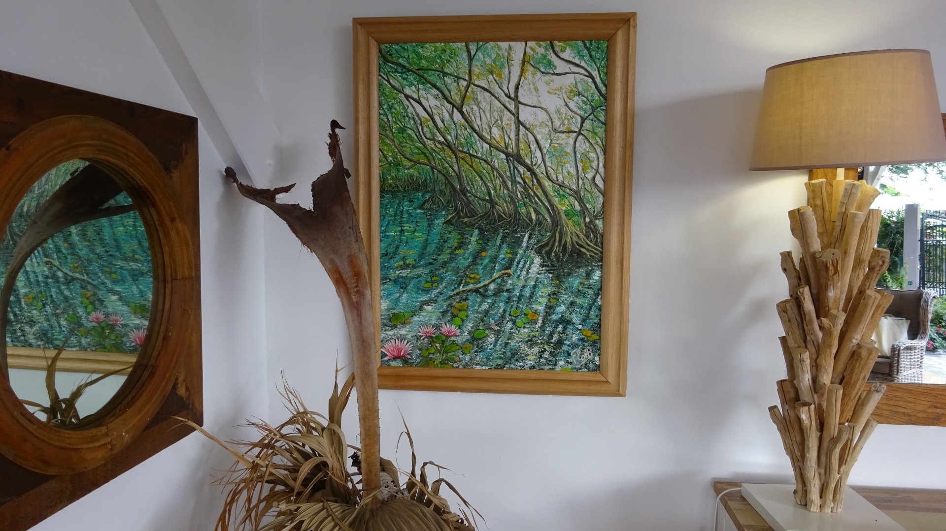 FLORENCE BONNOT PEINTRE DE LA NATURE PEINTURE CONTEMPORAINE CASES CREOLES