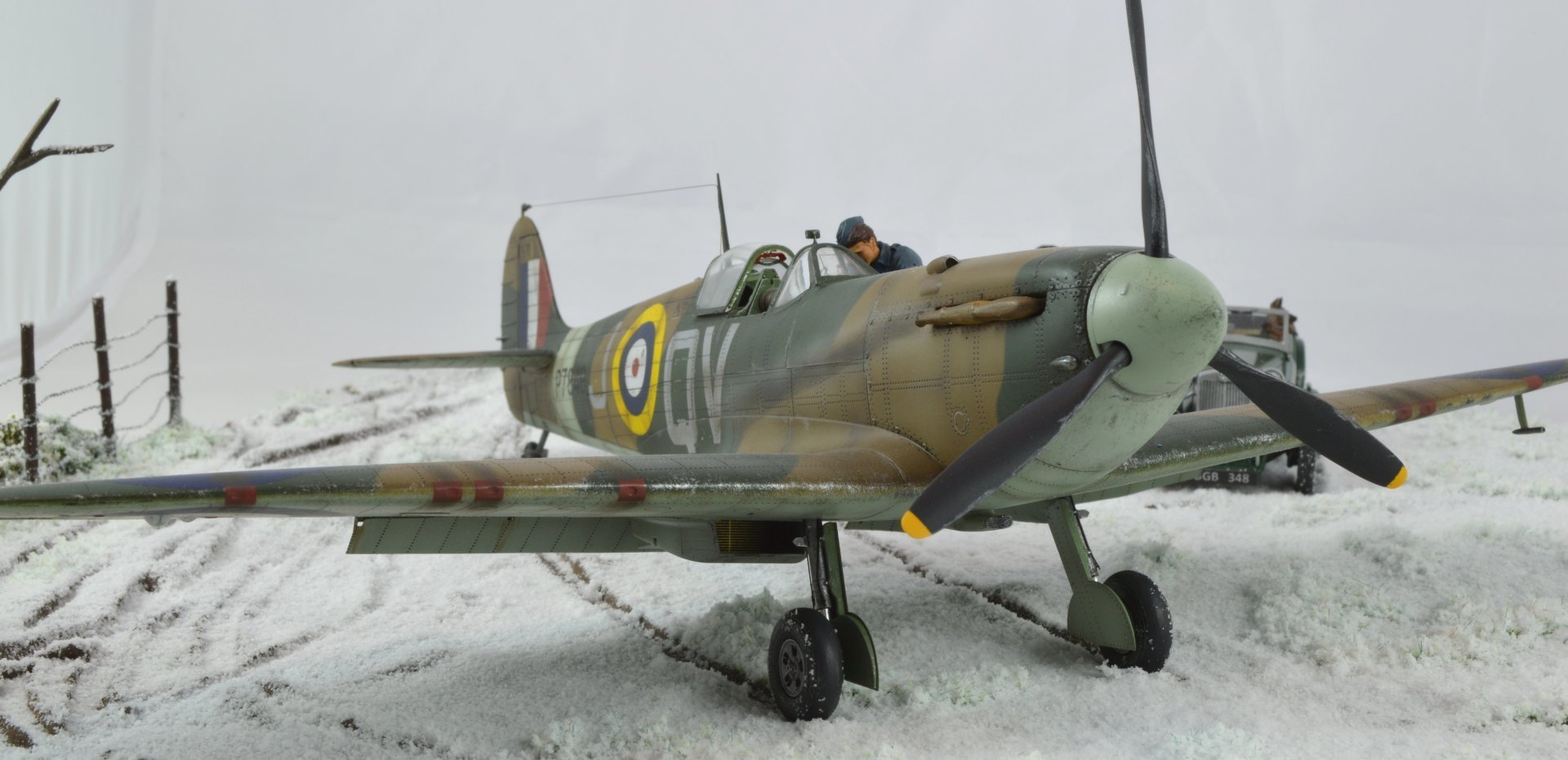 Spitfire MkII Winter Arrival