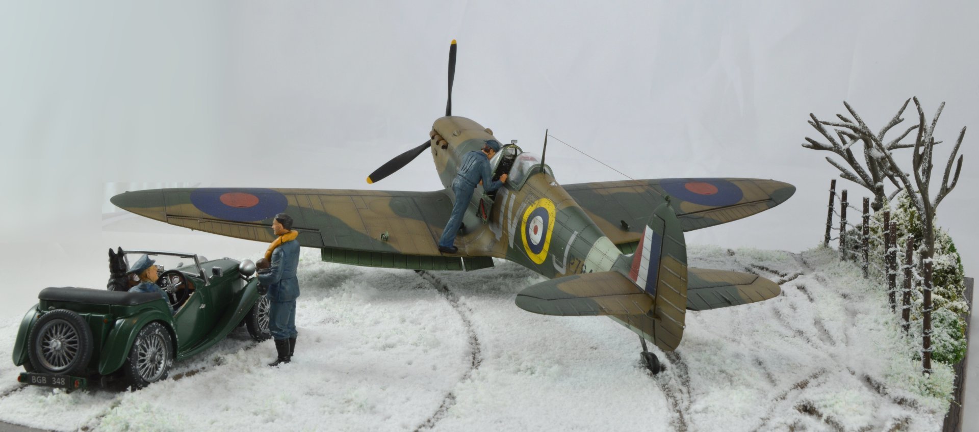 Spitfire MkII Winter Arrival