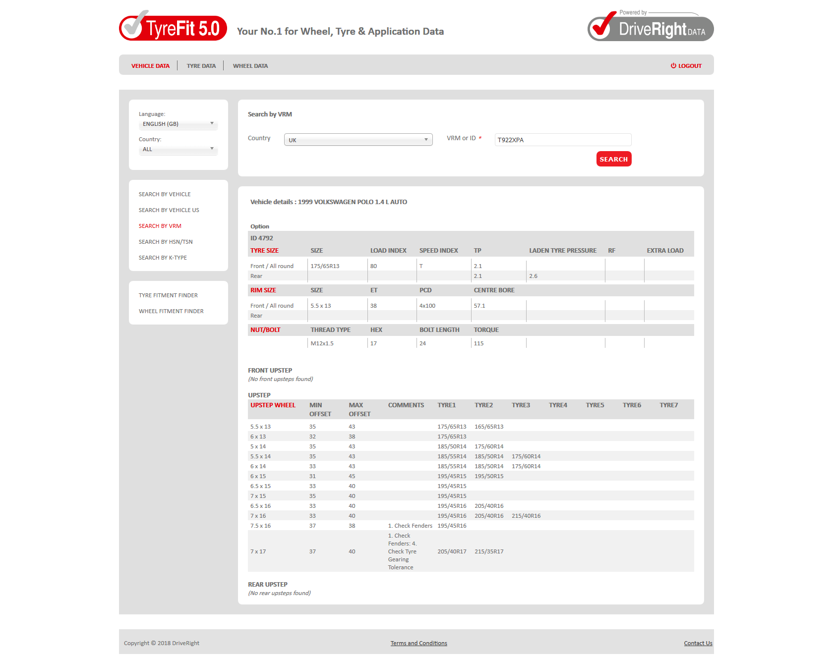 Global VRM | Multi-Country Vehicle Identification Search | DriveRightData