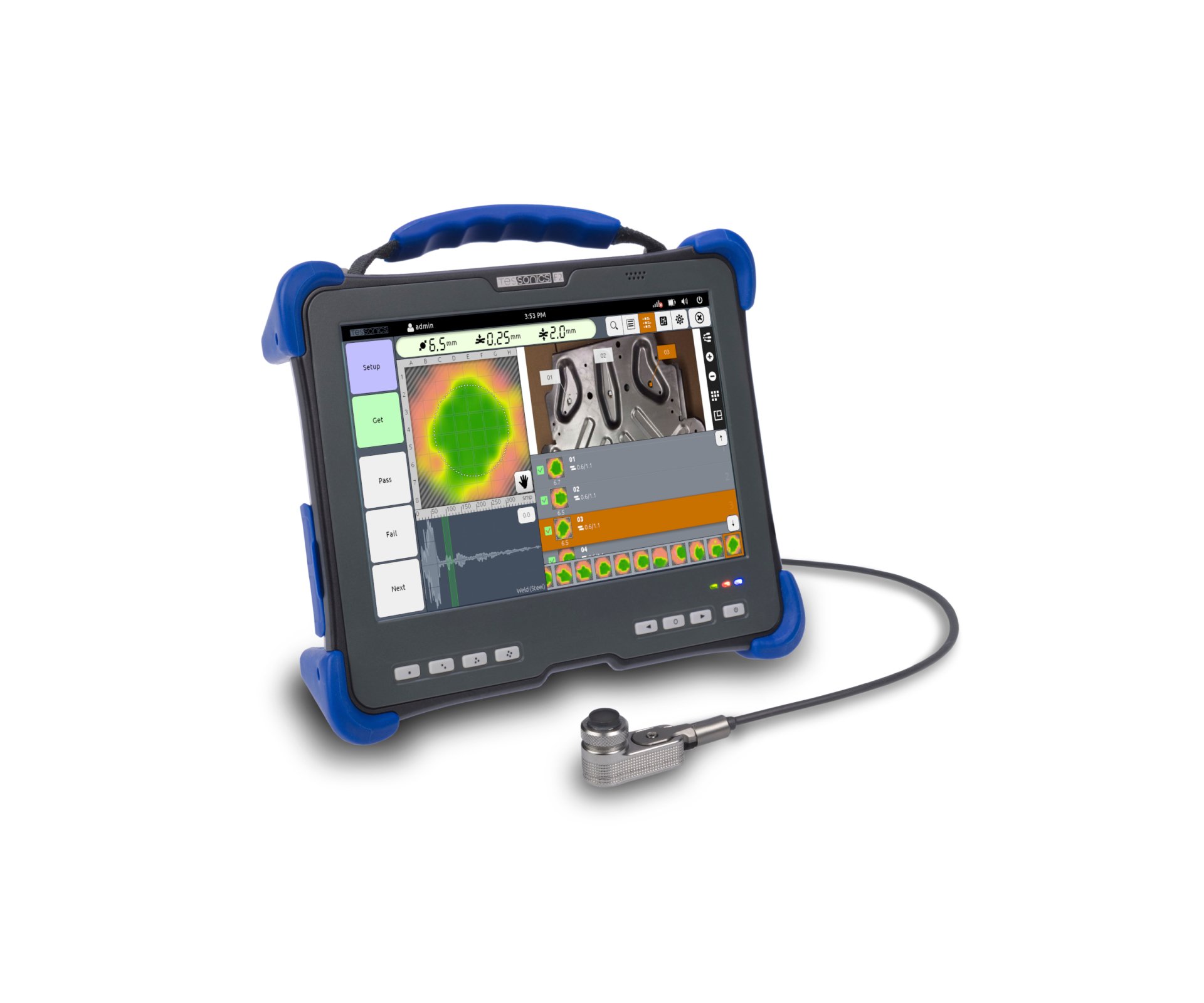 Tessonics Europe GmbH - Ultrasound testing of resistance spot welds