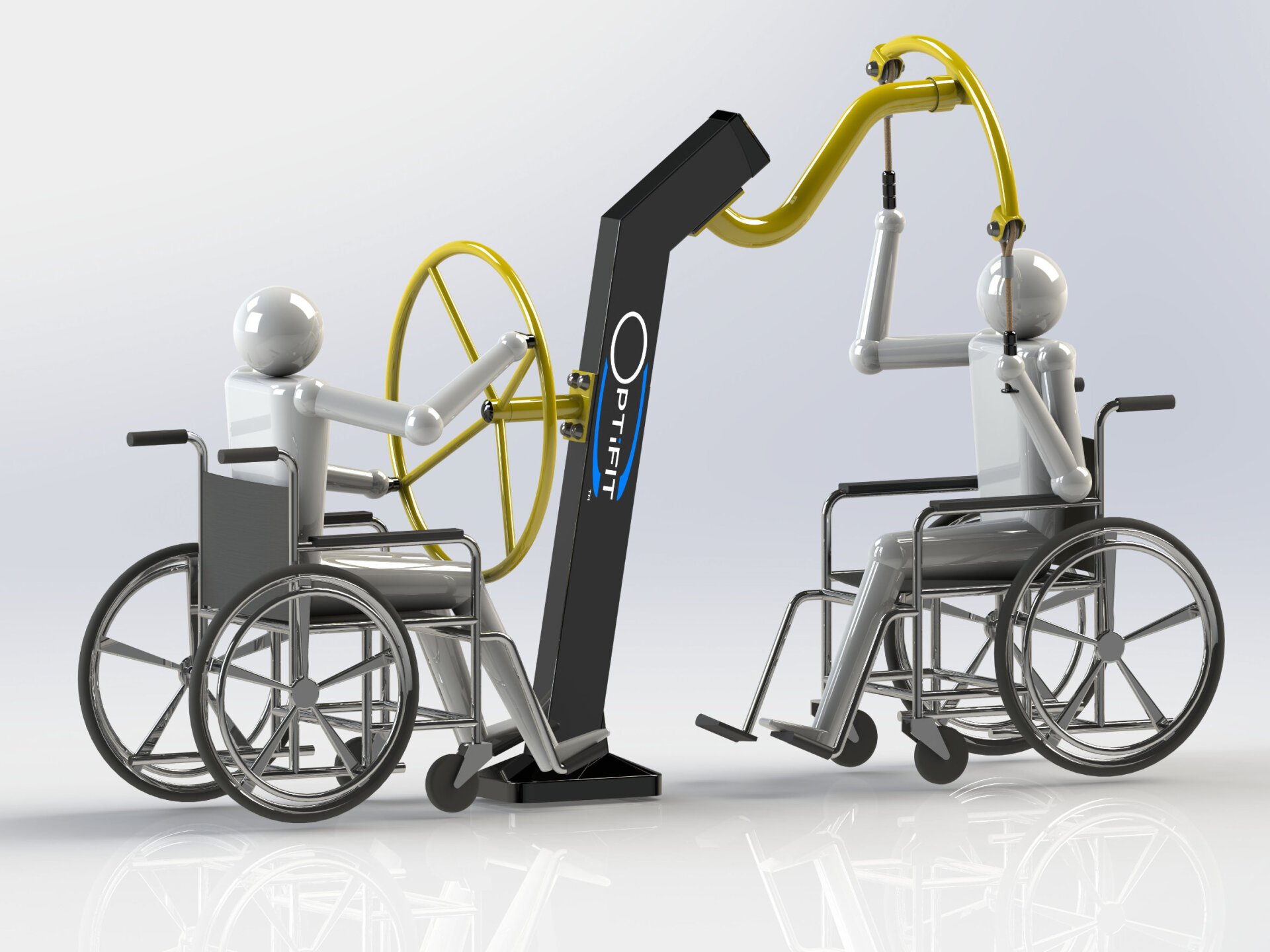 Outdoor Fitness Concepts Motion outdoor wheelchair equipment