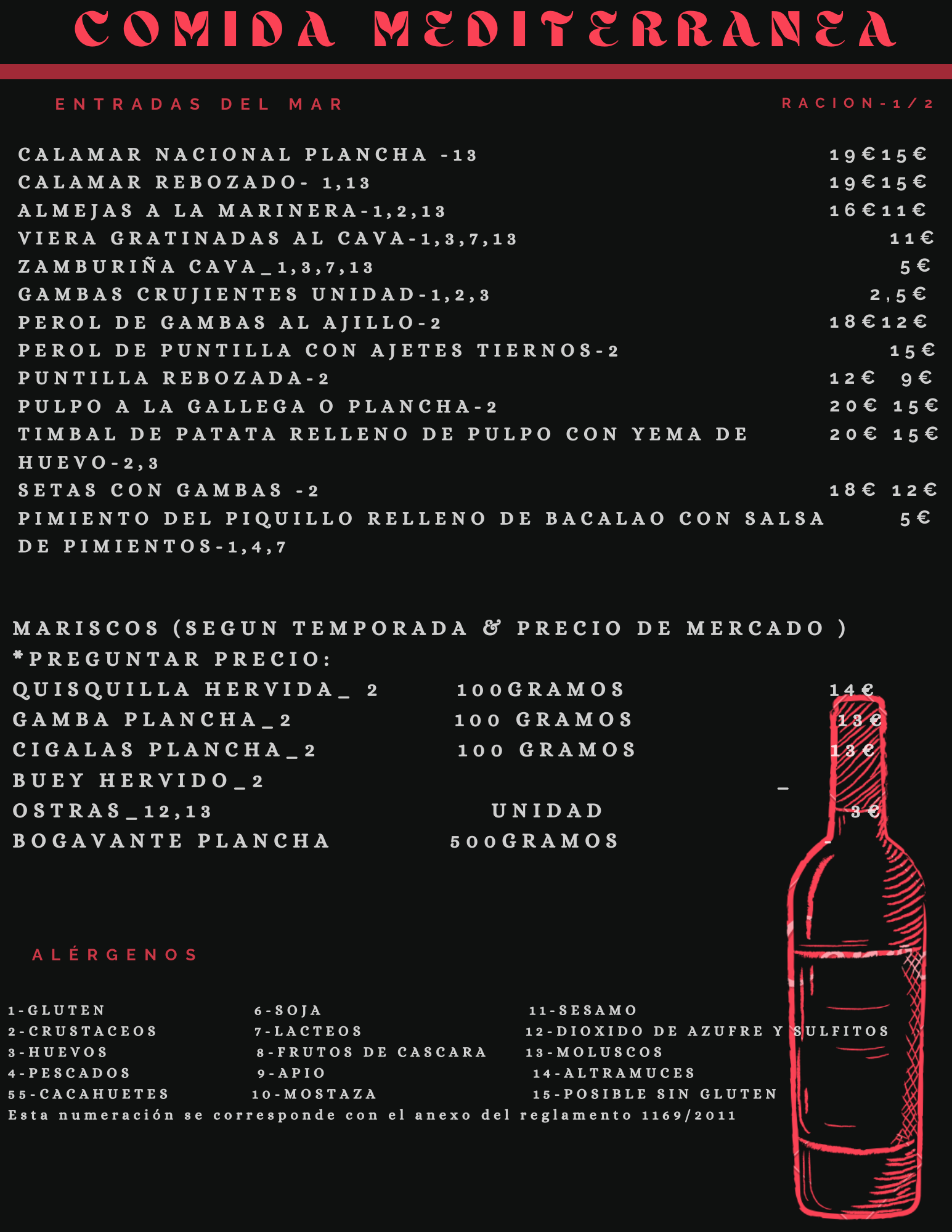 RESTAURANTE MAGICO CAMPICO MENUS & CARTA