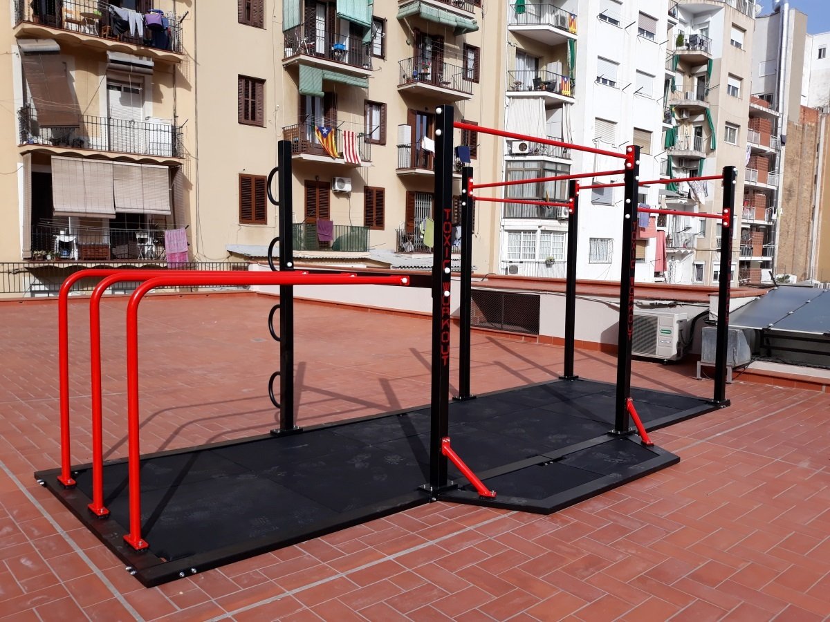 Portable calisthenics free-style bars