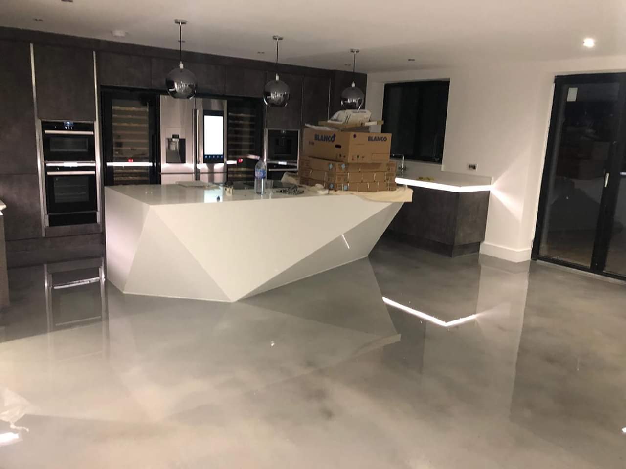 We install decorative resin floors, resin worktops and more