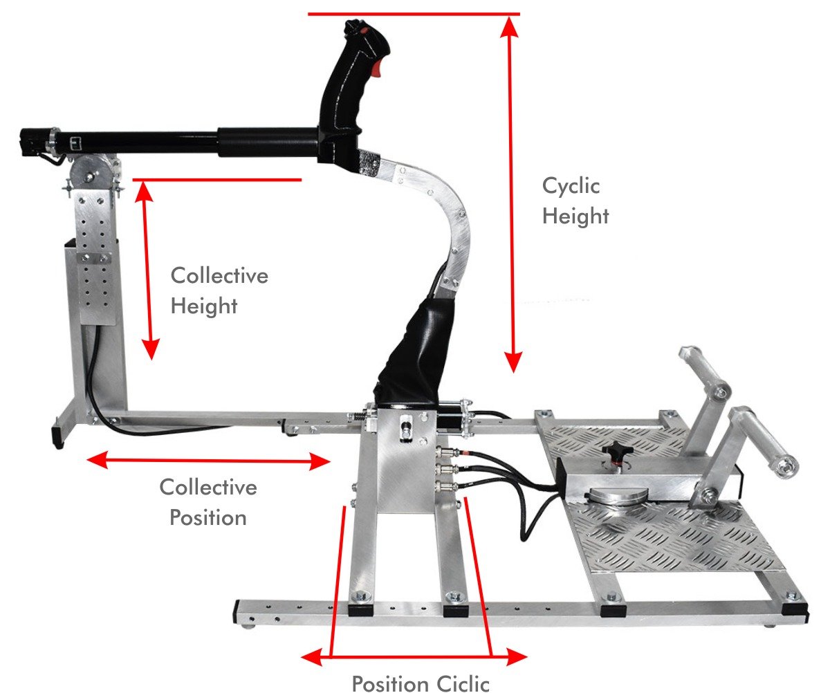 Apache V2, USB joystick/controls for helicopter simulator