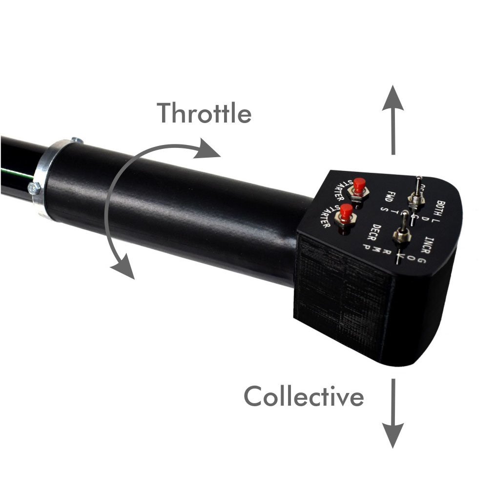 Apache V2, USB joystick/controls for helicopter simulator