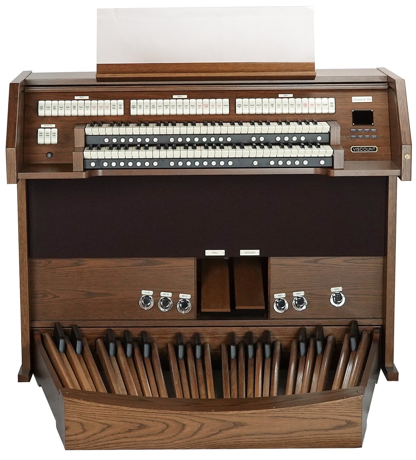 Viscount Organs, Cantorum, Pipe Sound Generator and Legend Digital Pianos