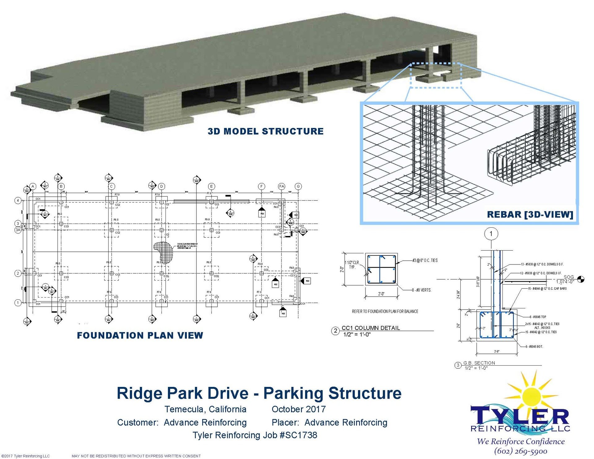 3D Rebar Detailing/ BIM