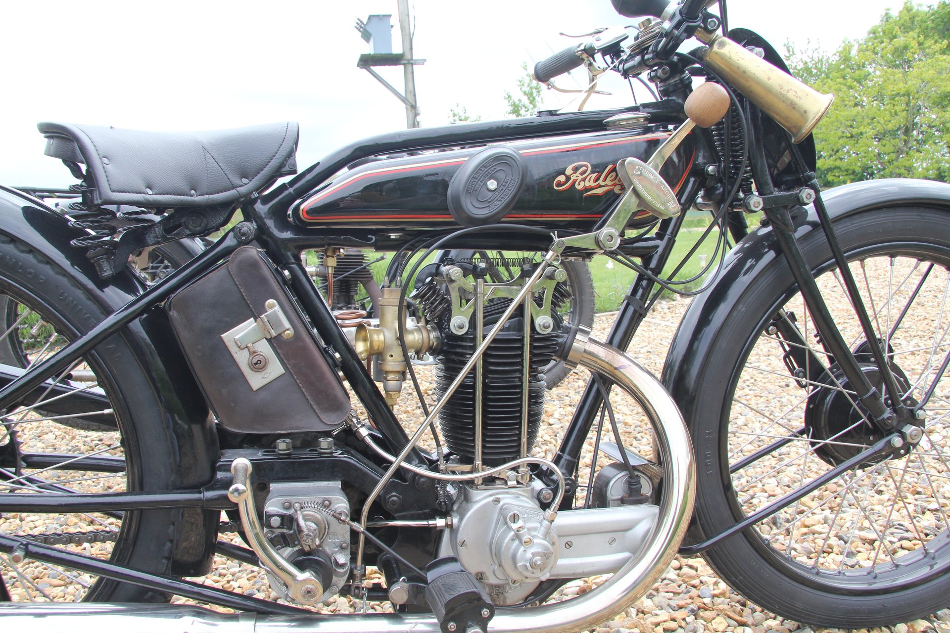 Raleigh Motorcycle and Early Reliant Club member's vehicles