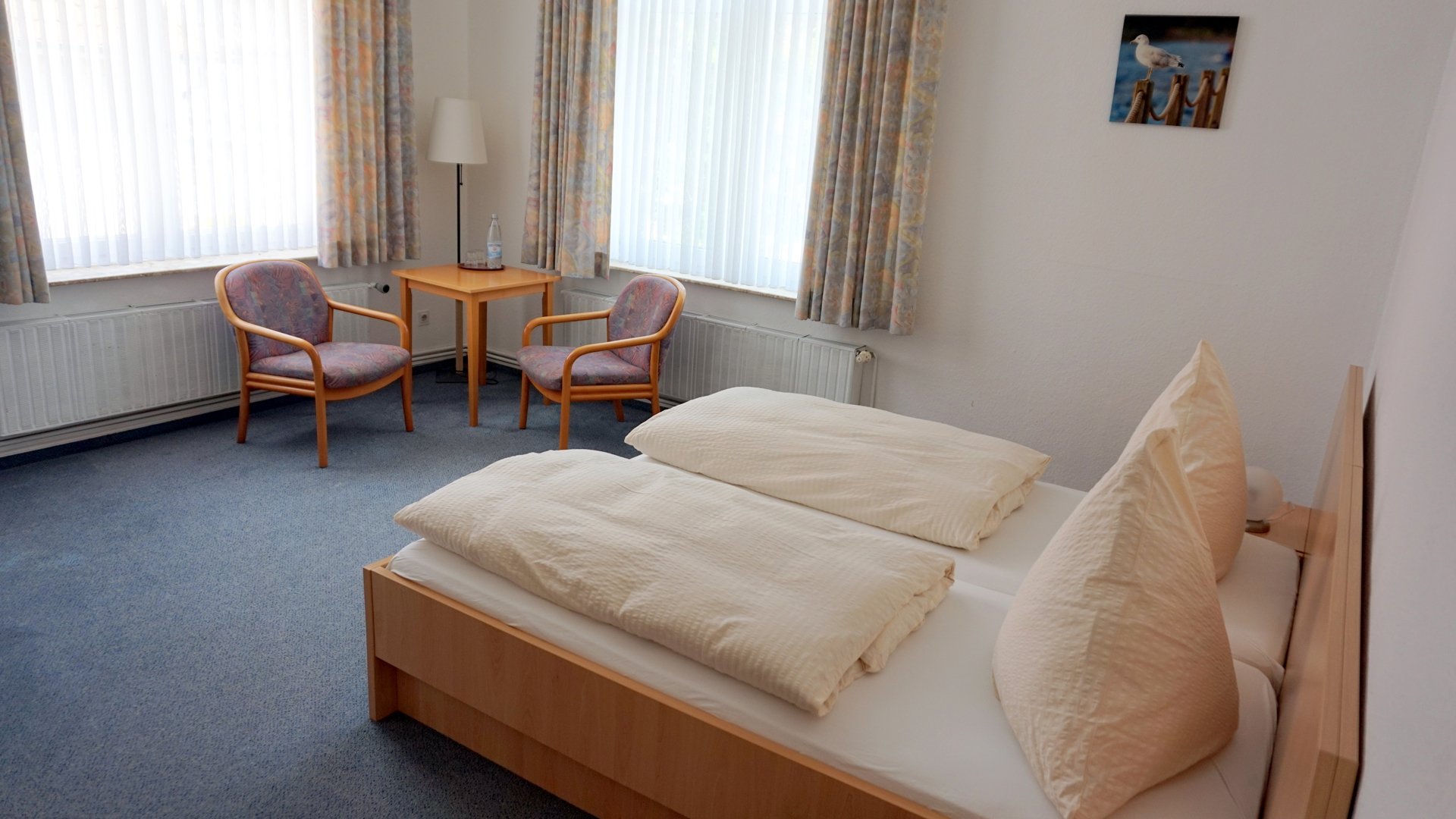 Das Hotel Villa Daheim inmitten der Insel Borkum bietet ein tolles ...