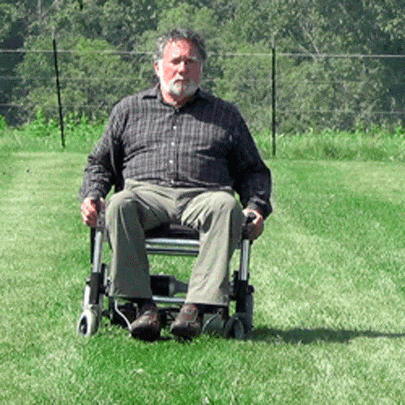 Fauteuil Électrique Zinger – Léger, Pliable, avec Commande Joystick ...