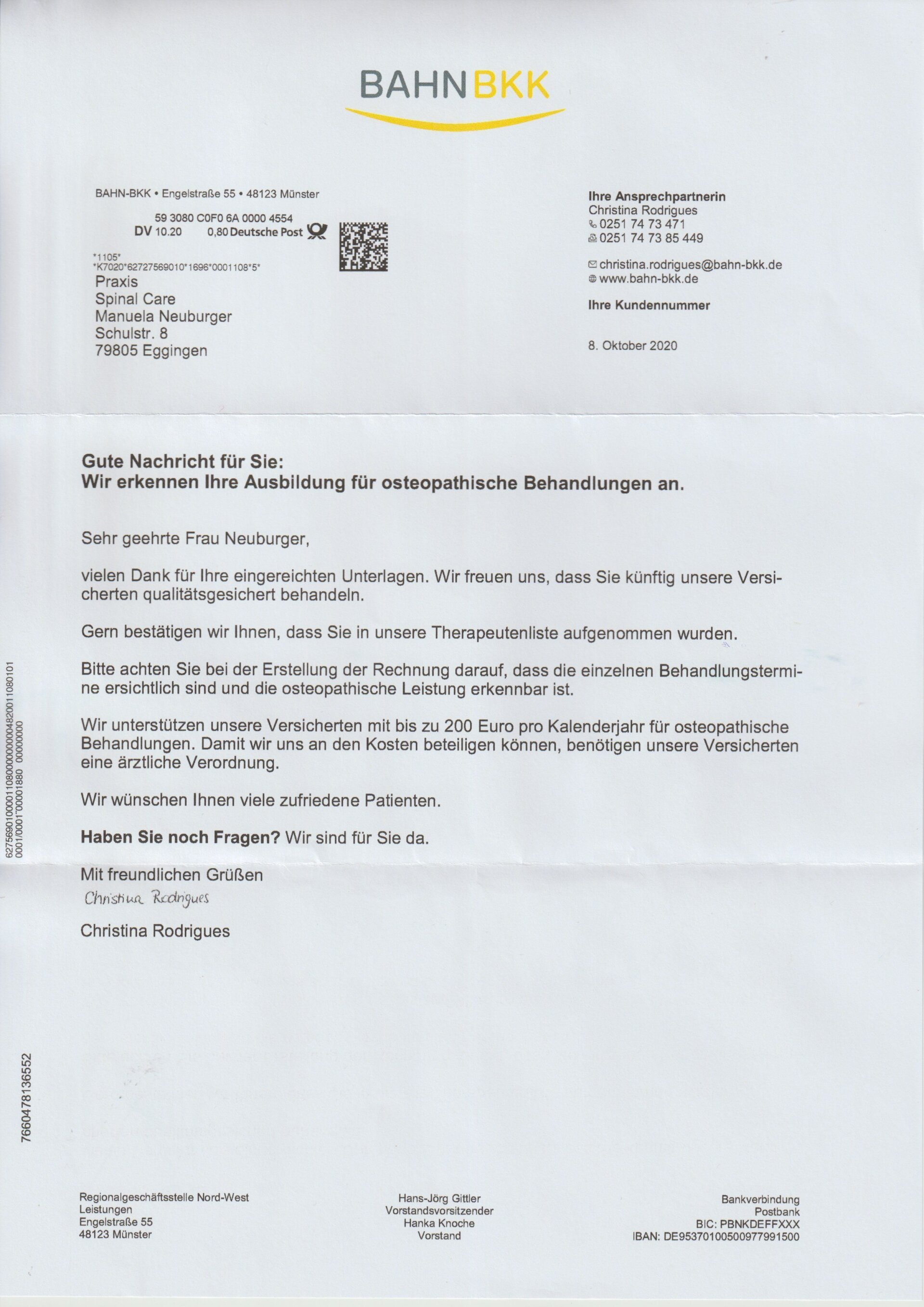 Bahn Bkk Fax