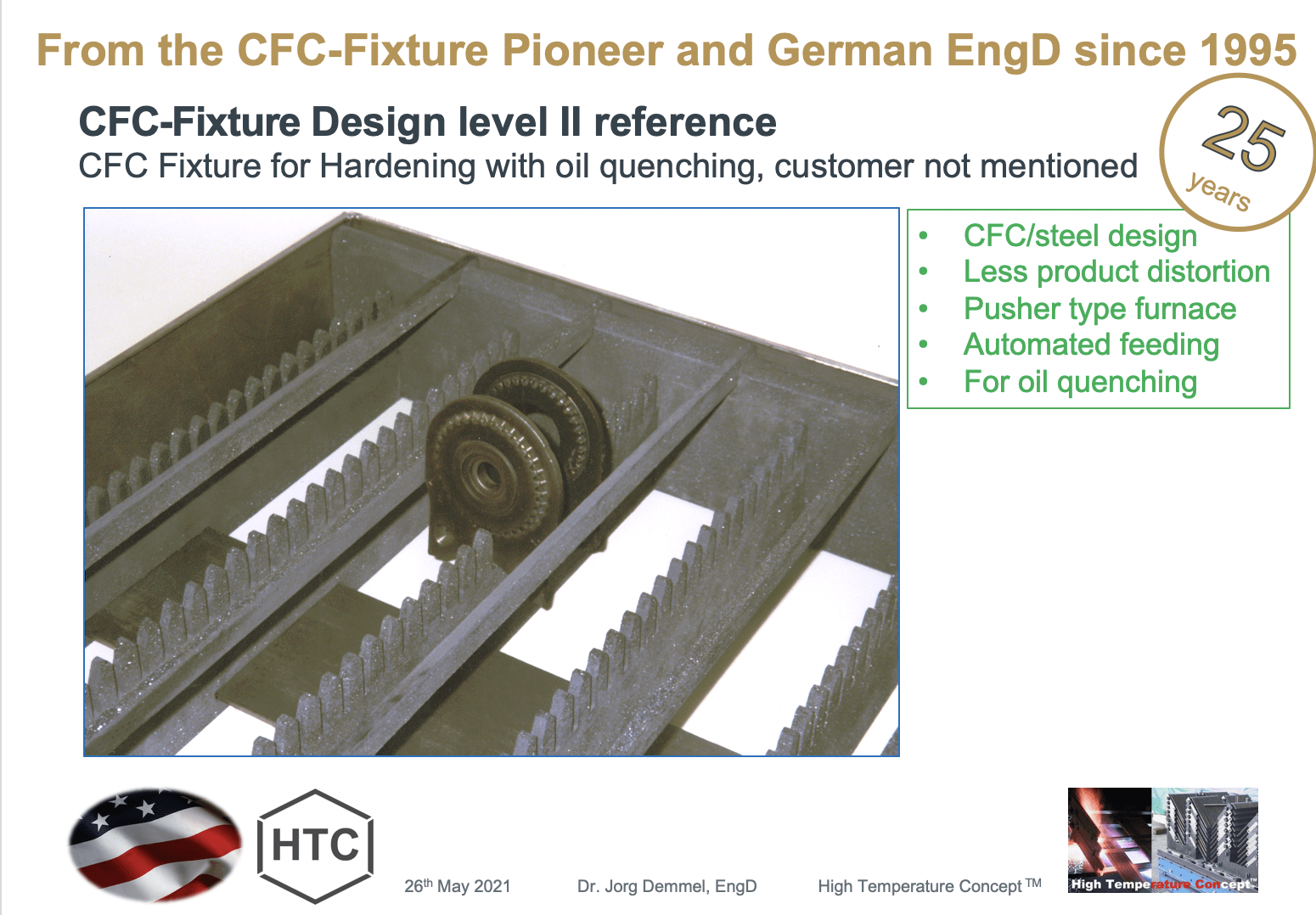 CFC Fixtures and Workpiece Carriers for Heat Treatment