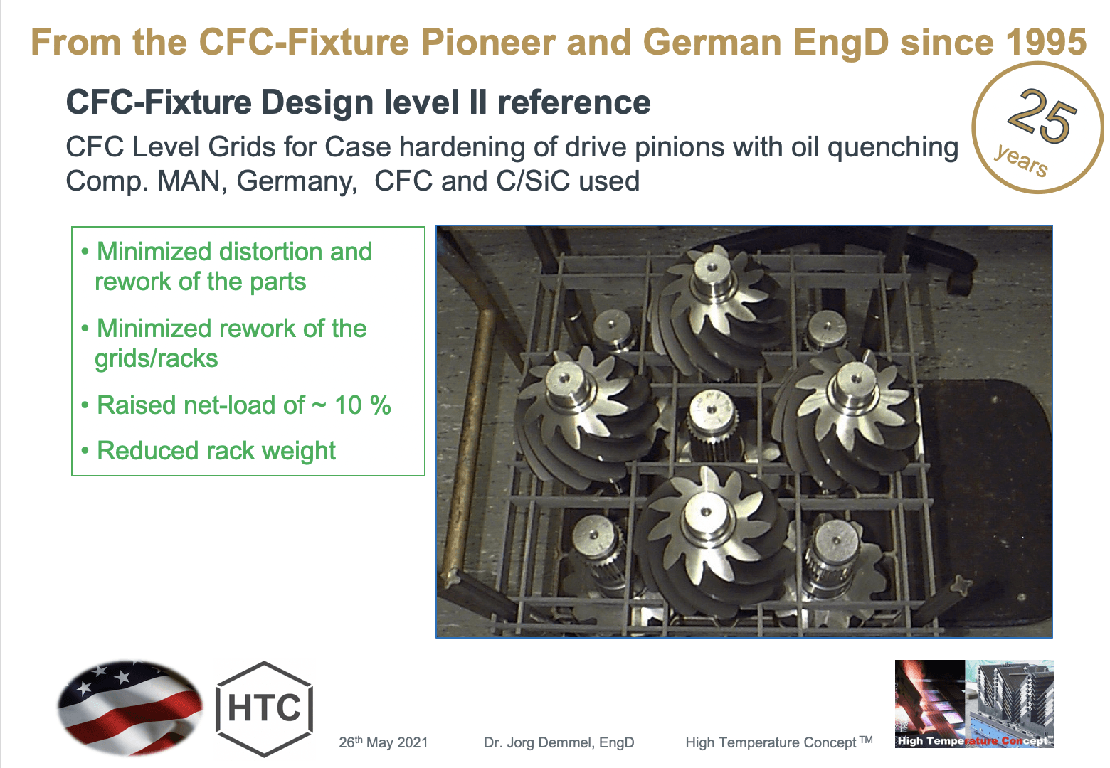 High Temperature Concept - CFC Fixtures and Racks
