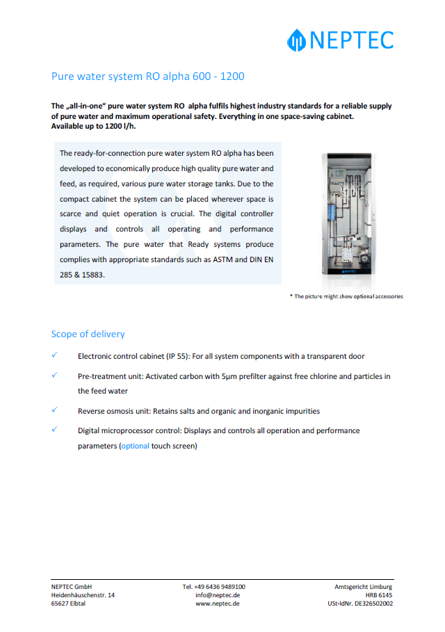 NEPTEC - Central Systems RO alpha