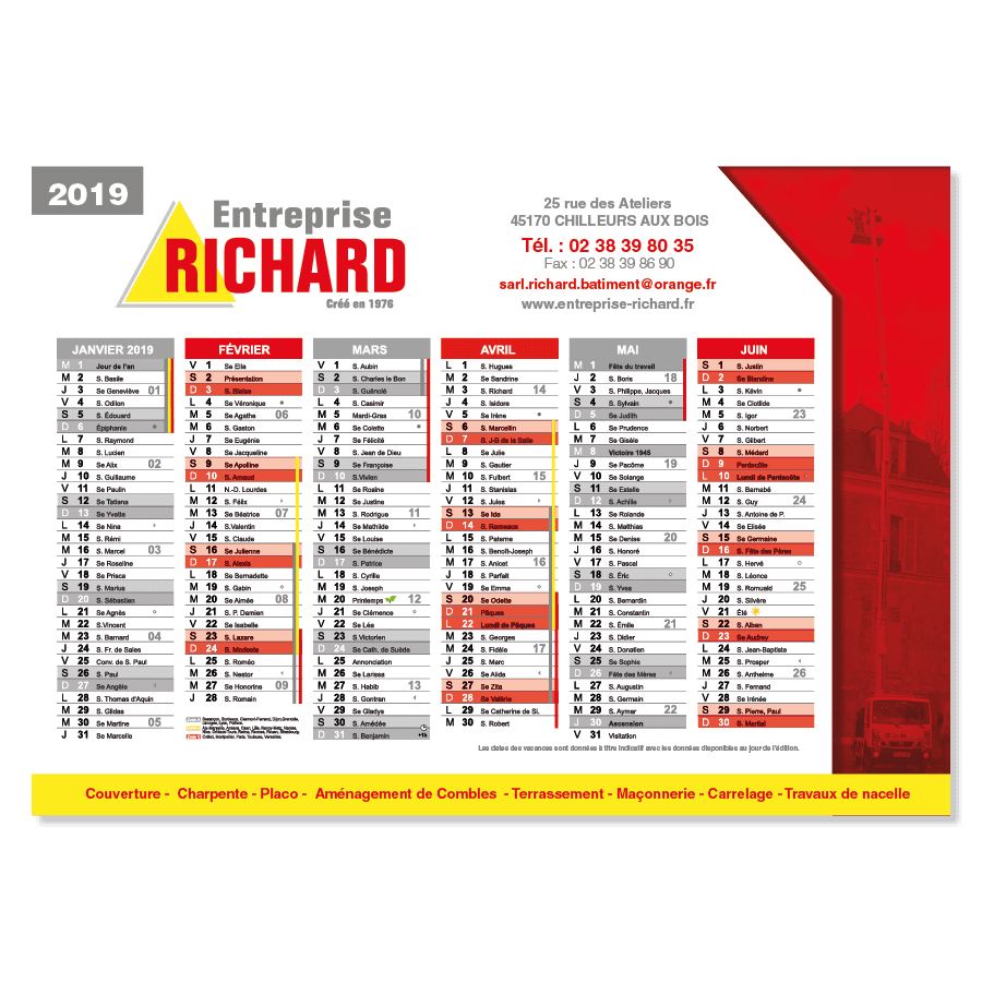 calendriers