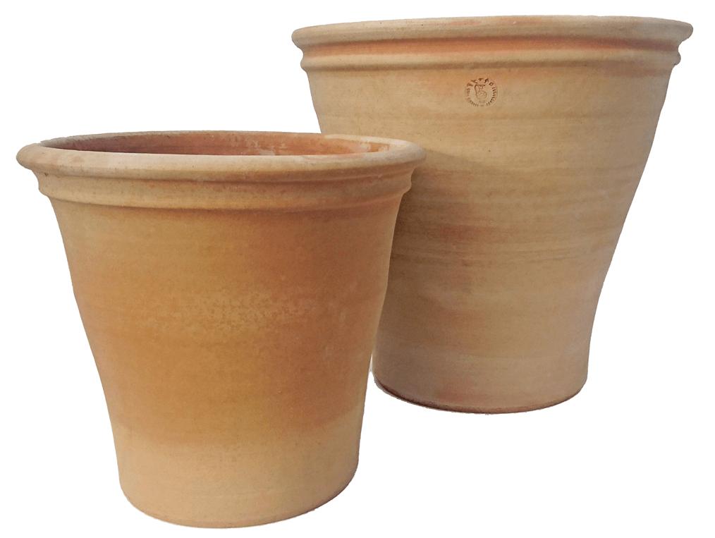 Oreya Cretan pots. Frost proof terracotta pots and planters.