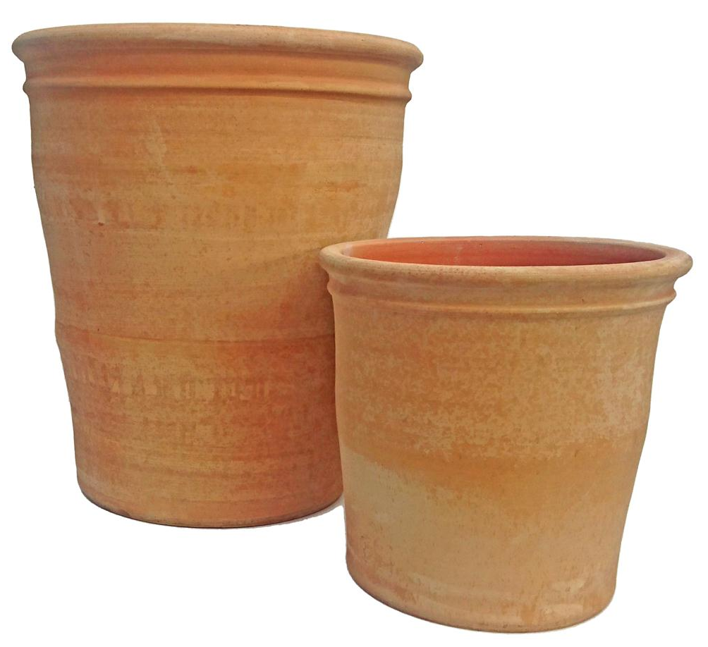 Oreya Cretan pots. Frost proof terracotta pots and planters.