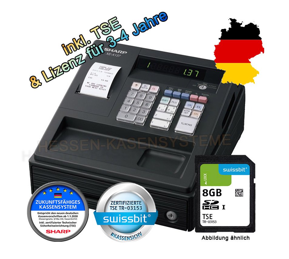 Sharp XE-A137 XBK - Hessen Kassensysteme